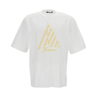Jacquemus Le T-shirt Voilier - - Tops - Herren - Wei&szlig; - M