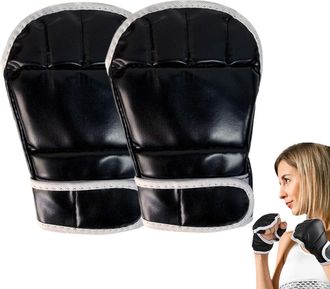 Generico Grifftraining: Kickboxen mit halbem Finger, Kampfausr&uuml;stung mit offener Handfl&auml;che, verstellbare Boxen, ergonomisches Schutzdesign mit sicherem Handge