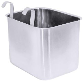 Contacto Edelstahl Abfallbeh&auml;lter aufh&auml;ngbar, 23 x 18 x 18,5 cm