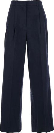 Dunst Femme, Pantalons, Bleu, Taille: 40 FR Double Pleated Chino Slacks