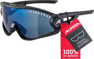 Alpina Unisex, Sportbrille, Black Blur, Einheitsgr&ouml;&szlig;e