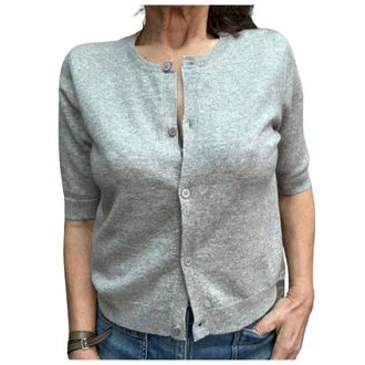 Majestic Filatures Femme, Pulls, Gris, Taille: 38 FR Maille