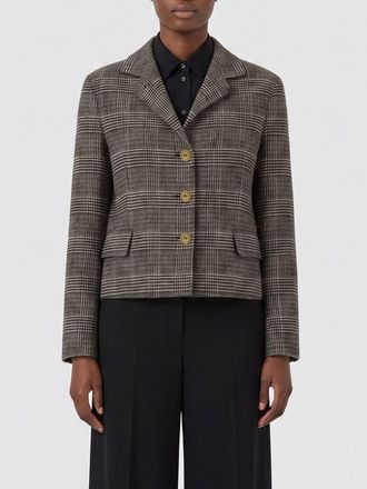 Ermanno Scervino Blazer droit en laine &agrave; motif tartan