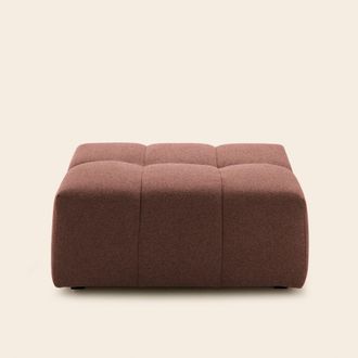 Madura Pouf Modulable Uberto Glory rouille - ORANGE