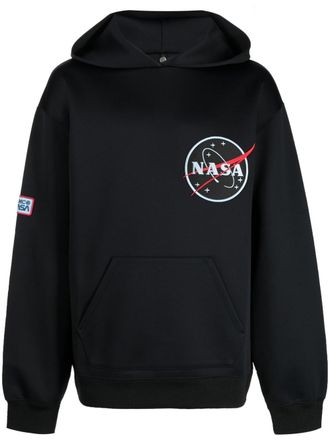 OAMC x Nasa hoodie à patch logo - Noir