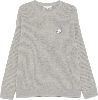Maison Kitsun&eacute; Homme, Pulls, Gris, Taille: M Pulls &agrave; col rond