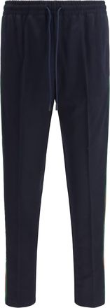Gucci Technical Jersey with Web Tape Trousers - Black