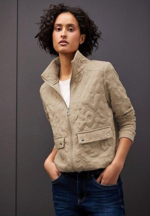 Street One Kurzjacke Leo Jacquard Jacke (1-St)