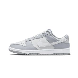 Nike Homme, Chaussures, Gris, Taille: 37 1/2 EU Basket basses bicolore gris