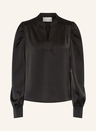 Neo Noir Neo Noir Blusenshirt Rosslyn Aus Satin schwarz