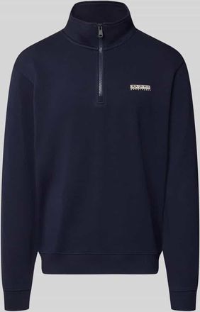 Napapijri Relaxed Fit Sweatshirt aus elastischem Baumwoll-Mix