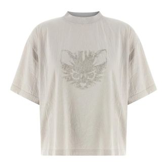 Balenciaga Kittycat Cropped T-Shirt - - Tops - Damen - Wei&szlig; - M