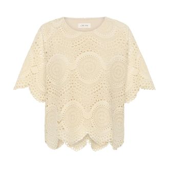 Cream Damen, Blusen & Hemden, Beige, 2XLGr&ouml;&szlig;e