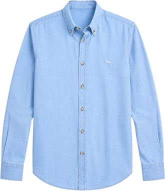 Harmont & Blaine Homme, Chemises, Bleu, Taille: S Casual Shirt
