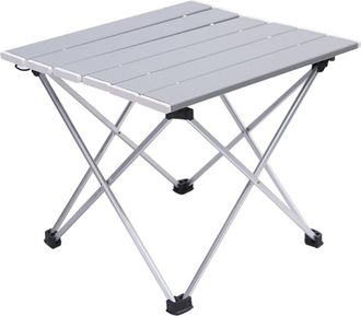 Supvox Leichter Faltbarer Aluminiumklapptisch für Camping und Picknick Robust Tragbar Schnelles Abbauen Wetterfest für Grill und Outdoor aktivitäten Kompakte