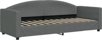 vidaXL Tagesbett Dunkelgrau 80x200 cm Stoff Vidaxl