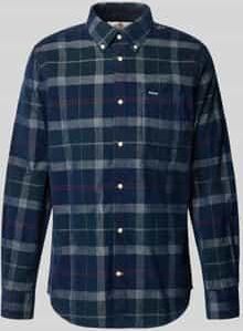 Barbour Tailored Fit Flanellhemd mit Brusttasche