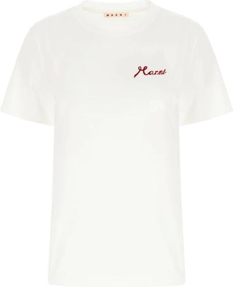 Marni Femme, Tops, Blanc, Taille: 38 FR T-Chemises