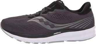 Saucony Femme Ride 14 Chaussure de Course, Noir Charbon, 37 EU