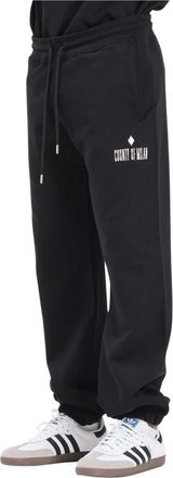 Marcelo Burlon Homme, Pantalons, Noir, Taille: M Pantalon de sport