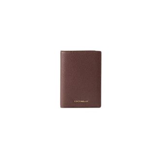 Coccinelle Metallic Soft Passport Holder - - Accessories - Damen - Braun - ONE SIZE