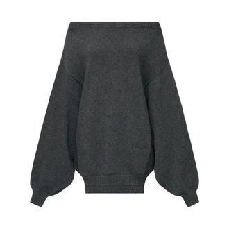 Maison Margiela Merino-Woll-Strickkleid - - Dresses - Damen - Grau - XS
