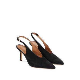 Saison 1865 Sling-back Devil en cuir