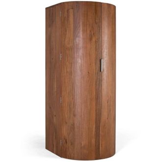Giner&Colomer Meuble bar &agrave; 2 portes en bois dacacia massif
