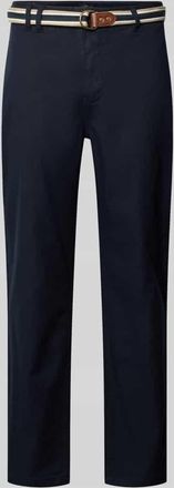 Scotch & Soda Chino mit G&uuml;rtel und Eingrifftaschen Modell WARREN