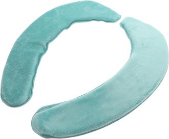 Garneck Toilettensitzbezug Flanell Waschbare Toilettenkissen Für Badezimmer Haushalt Selbstklebend Wärmend