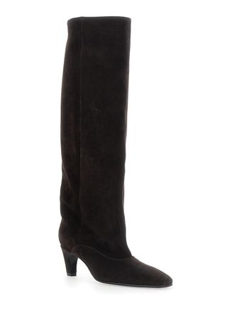 Strategia Womens Boots Amber Brown Leather