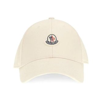 Moncler Femme, Accessoires, Beige, Taille: ONE Size Casquette de baseball en coton