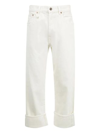 R13 jean Cuffed X-BF - Blanc