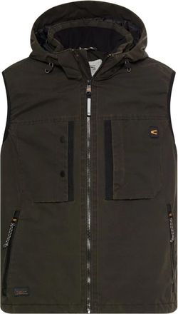 Camel Active Outdoor Weste mit abnehmbarer Kapuze - - Jackets - Herren - Braun - L