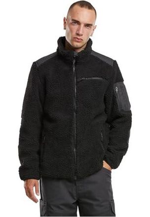 Brandit Ramble Teddy - Veste Polaire Homme Veste mi-saison noir XXL 100% Polyester