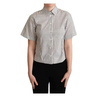 Dolce & Gabbana Monochrom Gestreiftes Poloshirt - - Blouses & Shirts - Damen - Mehrfarbig - S