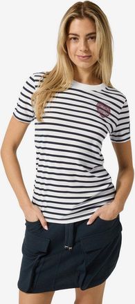 super.natural T-Shirt f&uuml;r Damen, nachhaltig, Merino mit Sommer-Motiv, atmungsaktiv