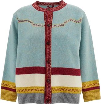 Bode Rock Candy Cardigan - Homme - Pulls - Multicolore - Taille: S