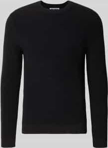 Review Regular Fit Strickpullover aus reiner Baumwolle