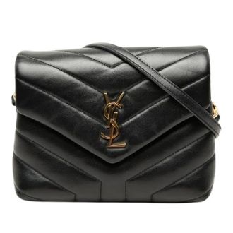 Saint Laurent Sac bandouli&egrave;re Loulou Pre-owned - Femme - Pre-owned - Noir - Taille: ONE Size