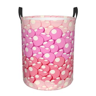 Generic Herzf&ouml;rmige Ballons W&auml;schekorb Rund W&auml;schek&ouml;rbe Mit Henkel W&auml;schebeh&auml;lter F&uuml;r Kuscheltier Schlafzimmer W&auml;schekammer