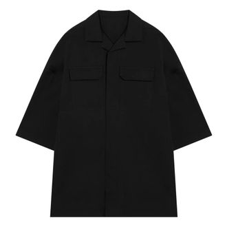 Rick Owens Homme, Chemises, Noir, Taille: L Chemise &agrave; manches courtes