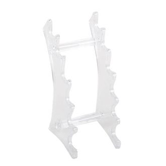 P Prettyia 6-Slots Füllfederhalter Bleistift Schmuck Makeup Pinsel Display Organizer Rahmen Stiftehalter für Home Office - klar