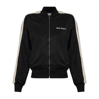 Palm Angels Sweatshirt mit gesticktem Logo - - Sweatshirts & Hoodies - Damen - Schwarzk - XS