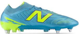 New Balance Unisex Tekela Elite Low Laced SG V5 in Blau/Gr&uuml;n, Synthetik, Gr&ouml;&szlig;e 41.5