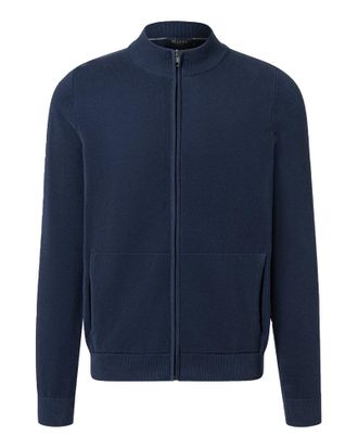 Maerz Strickjacke aus Baumwolle mit Reiskorn-Struktur in