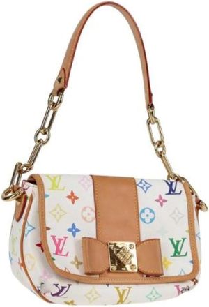 Louis Vuitton Pre-owned Toile sacs-louis-vuitton - Femme - Pre-owned - Blanc - Taille: ONE Size