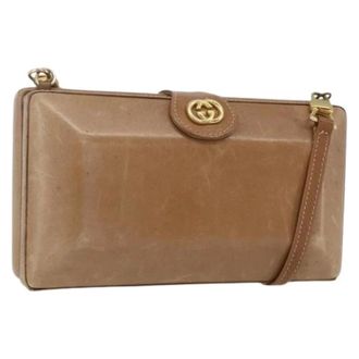 Gucci Sac bandouli&egrave;re vintage Pre-owned - Femme - Pre-owned - Beige - Taille: ONE Size