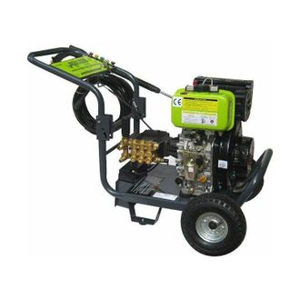 No Brand Varan Motors - 93002 DIESEL HOCHDRUCKREINIGER 418CC 10PS 205BAR + ELEK START