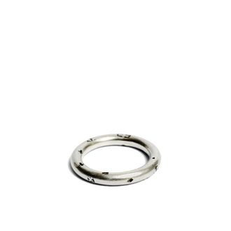 Werkstatt M&uuml;nchen Runder Faith Love Hope Ring - - Accessories - unisex - Grau - S